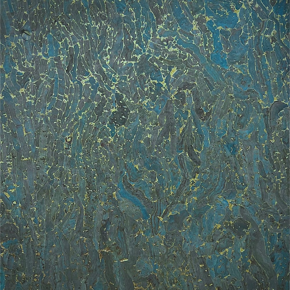 Cork Fabric - Mermaid Waves - Fabric Funhouse